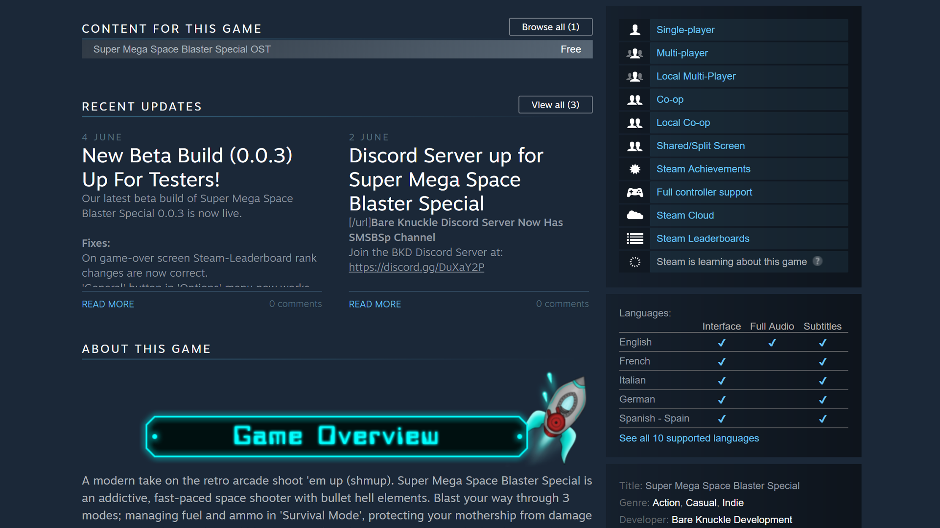 Making a Game in Four Weeks - Bare Knuckle Development