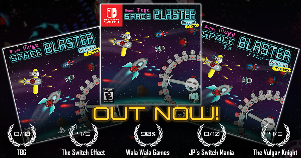 Super Mega Space Blaster Special Turbo Blasts on to Switch, PS4 & Steam ...