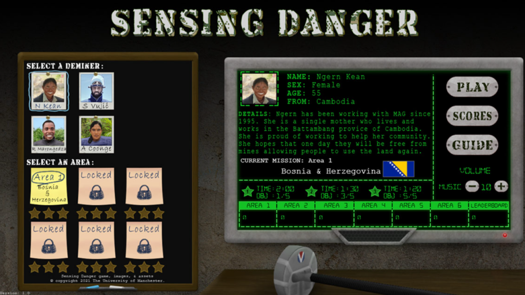 Sensing Danger - Play as a Mine Detector - Bare Knuckle Development
